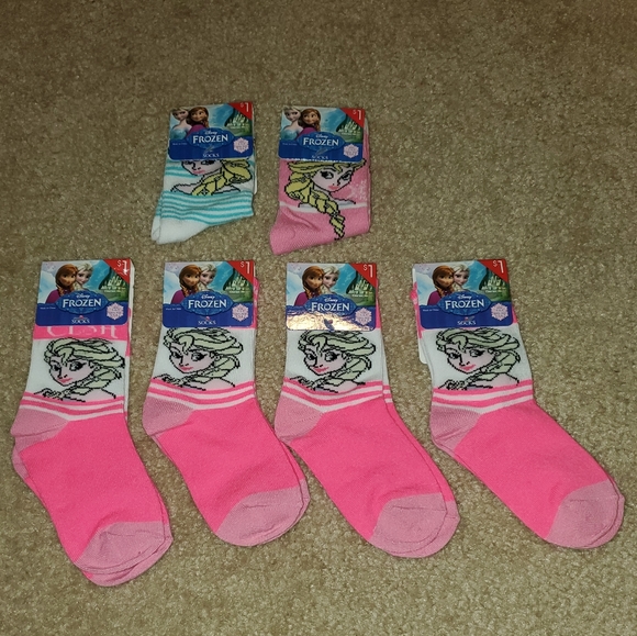 Disney | Accessories | Nwt Frozen Socks Bundle | Poshmark